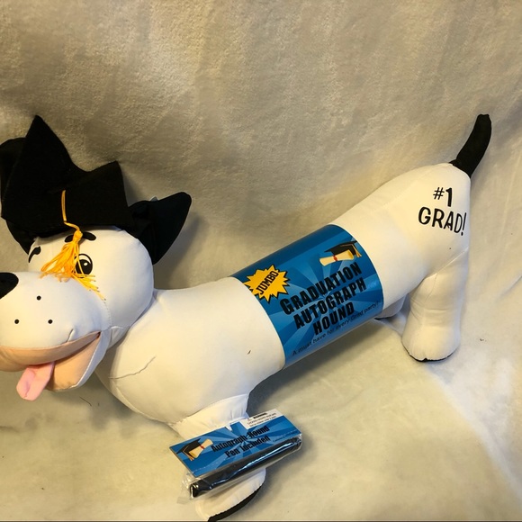 Party Supplies | Jumbo Graduation Autograph Hound Plush Dog | Poshmark